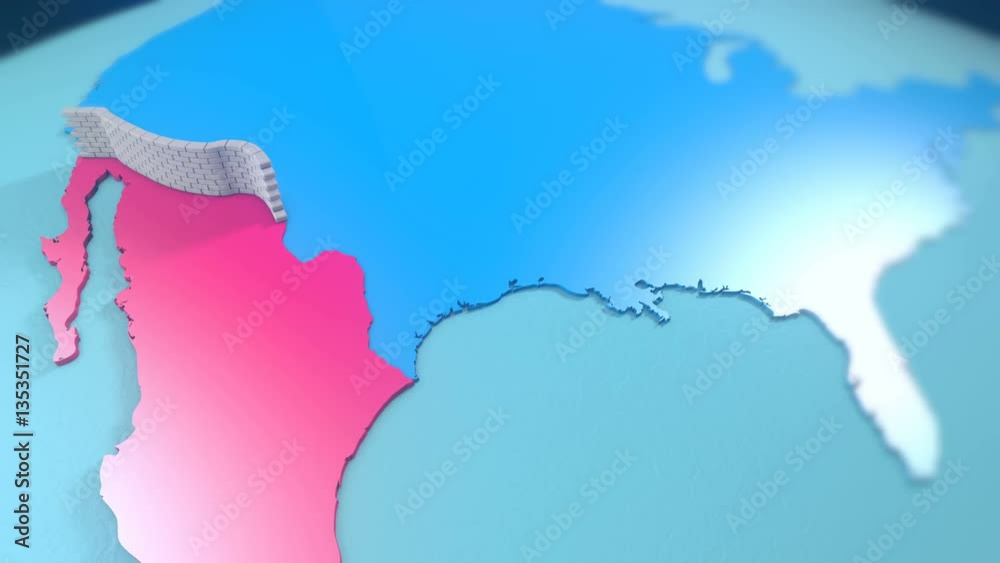 Border wall construction between US and Mexico, immigration crackdown ...