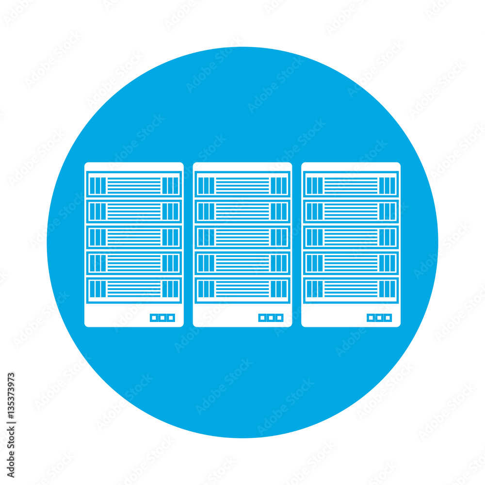 symbol optimization database icon image design, vector illustratuion ...