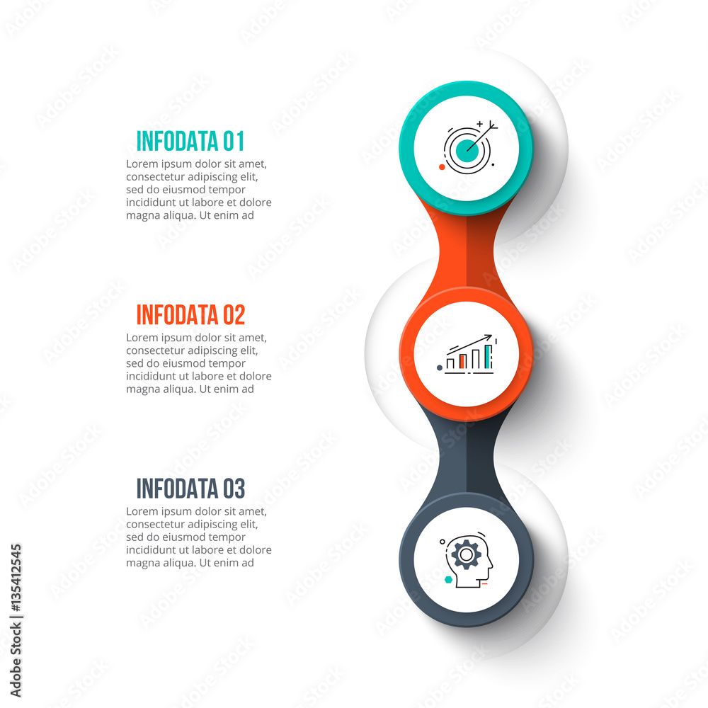 Vector circle infographic. Stock Vector | Adobe Stock