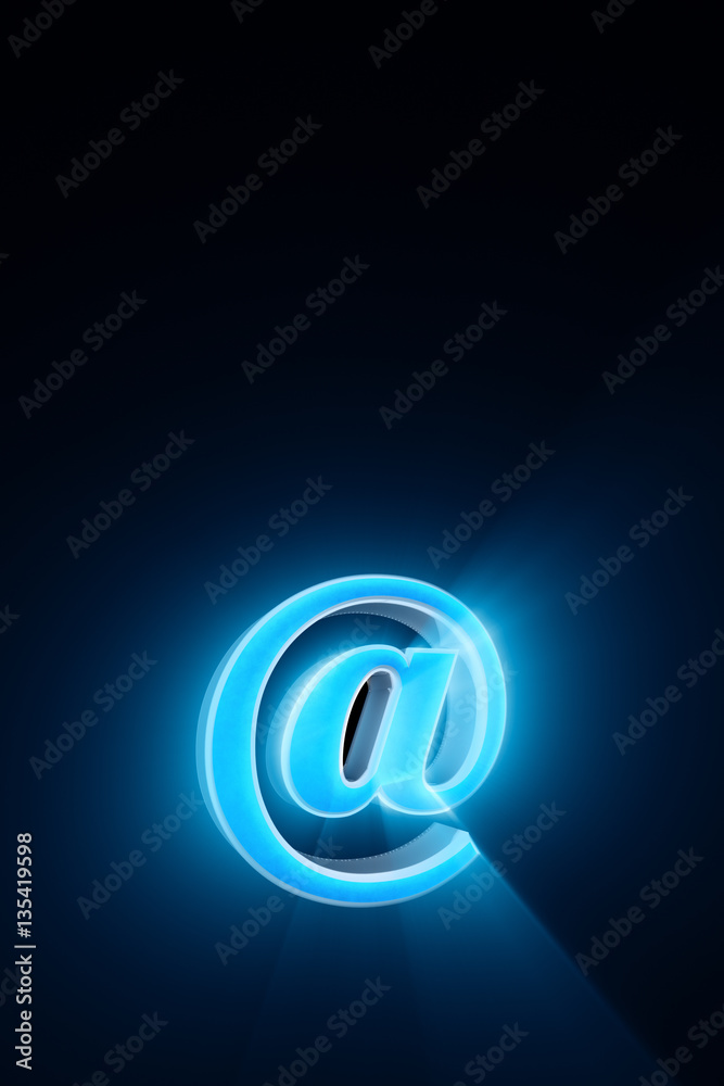 Creating and using an e-mail. @ - Symbol. The era of Internet ...
