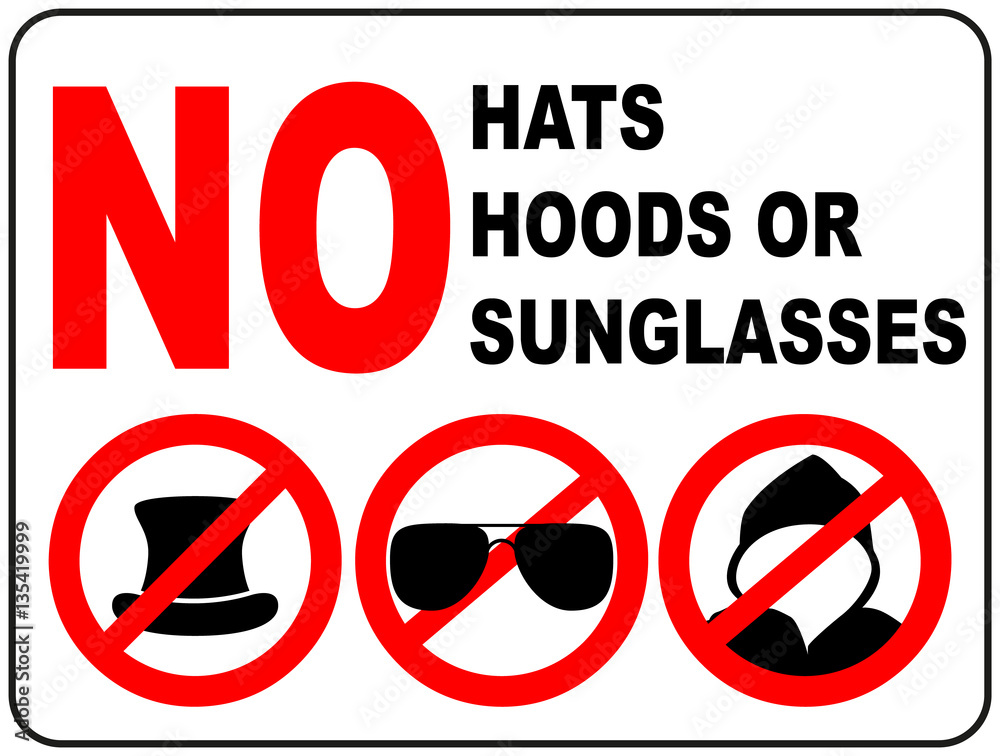 No sunglasses sign on white background. Stock Vector | Adobe Stock