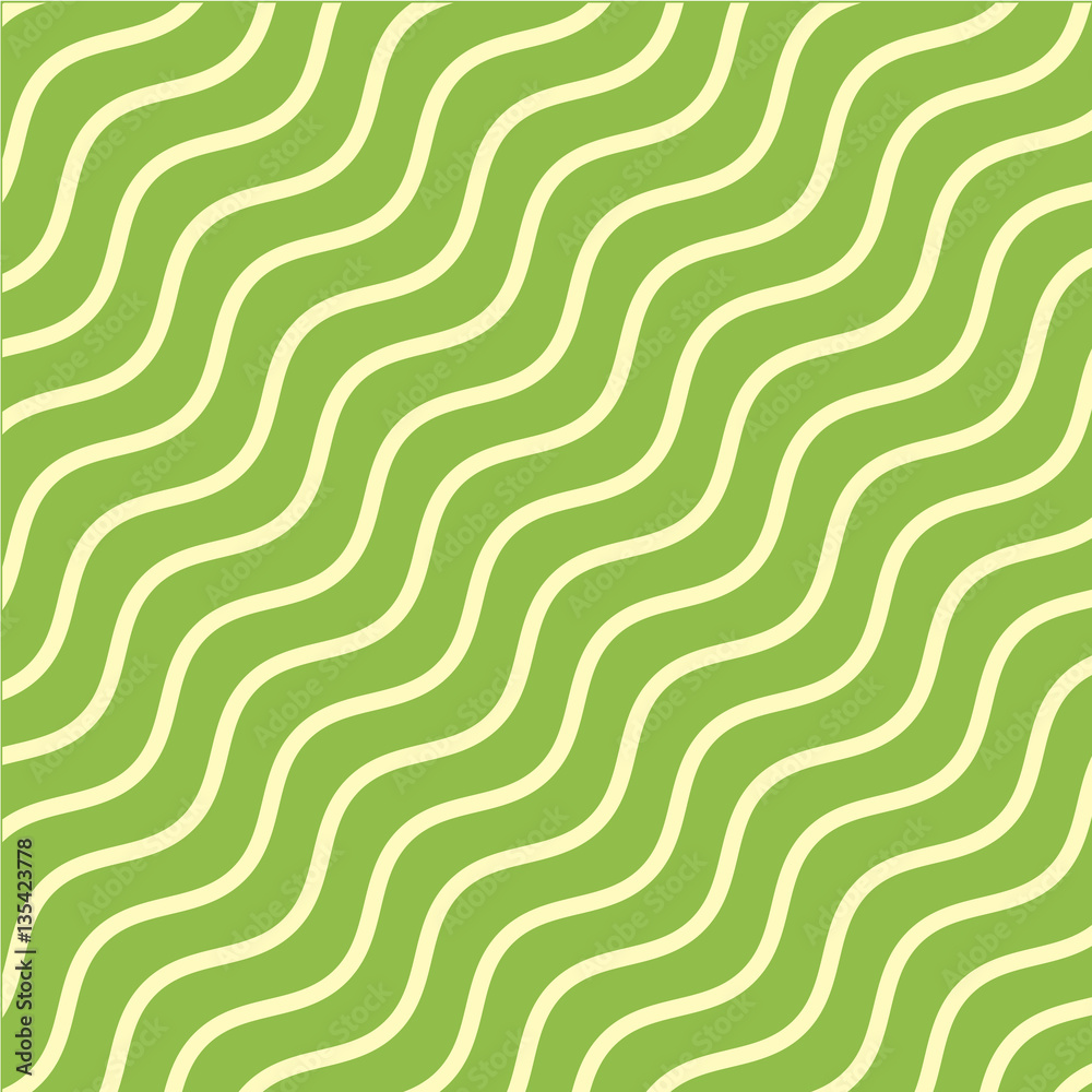Green and yellow wave lines background Stock Vector | Adobe Stock