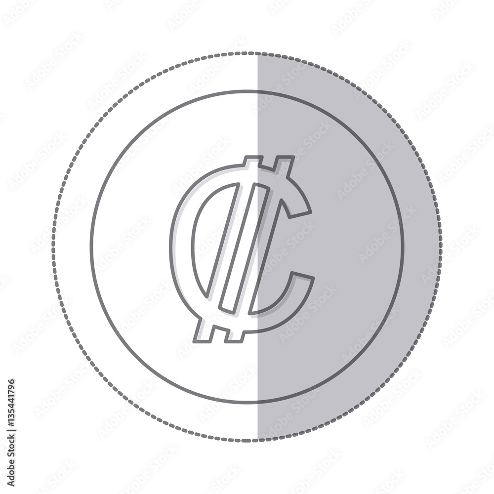 Costa Rican Money Symbol