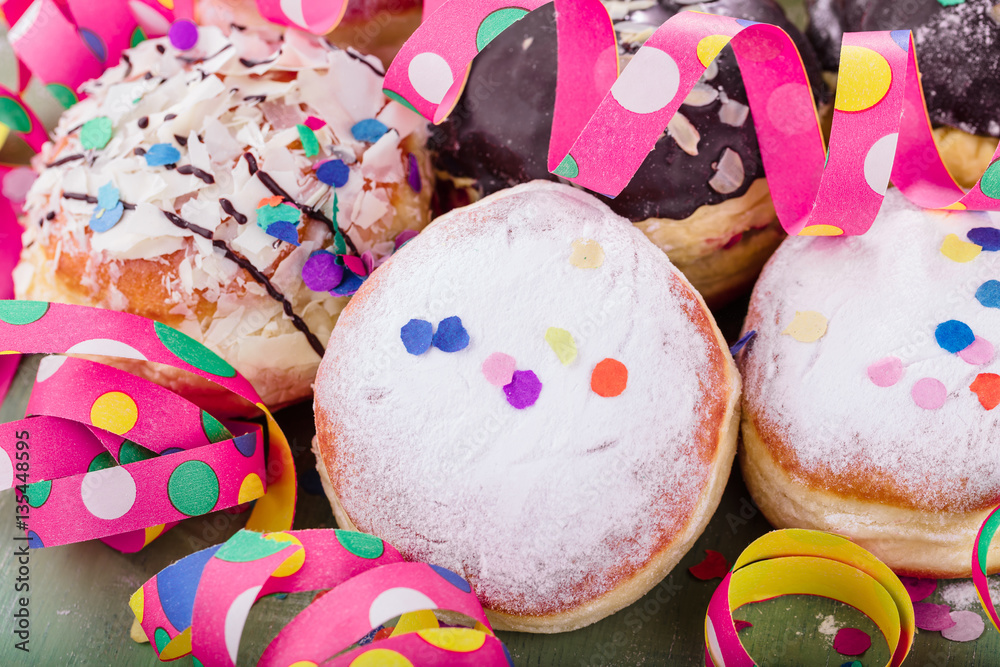 Faschings Krapfen (Berliner ) Stock-Foto | Adobe Stock