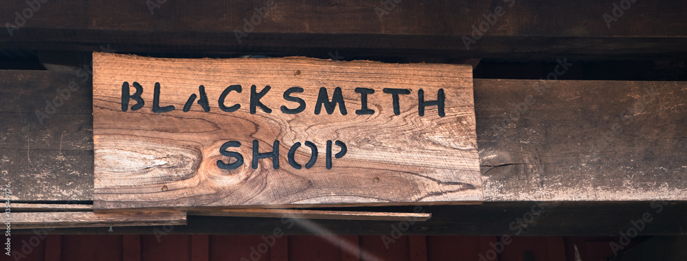 Blacksmith Shop Sign