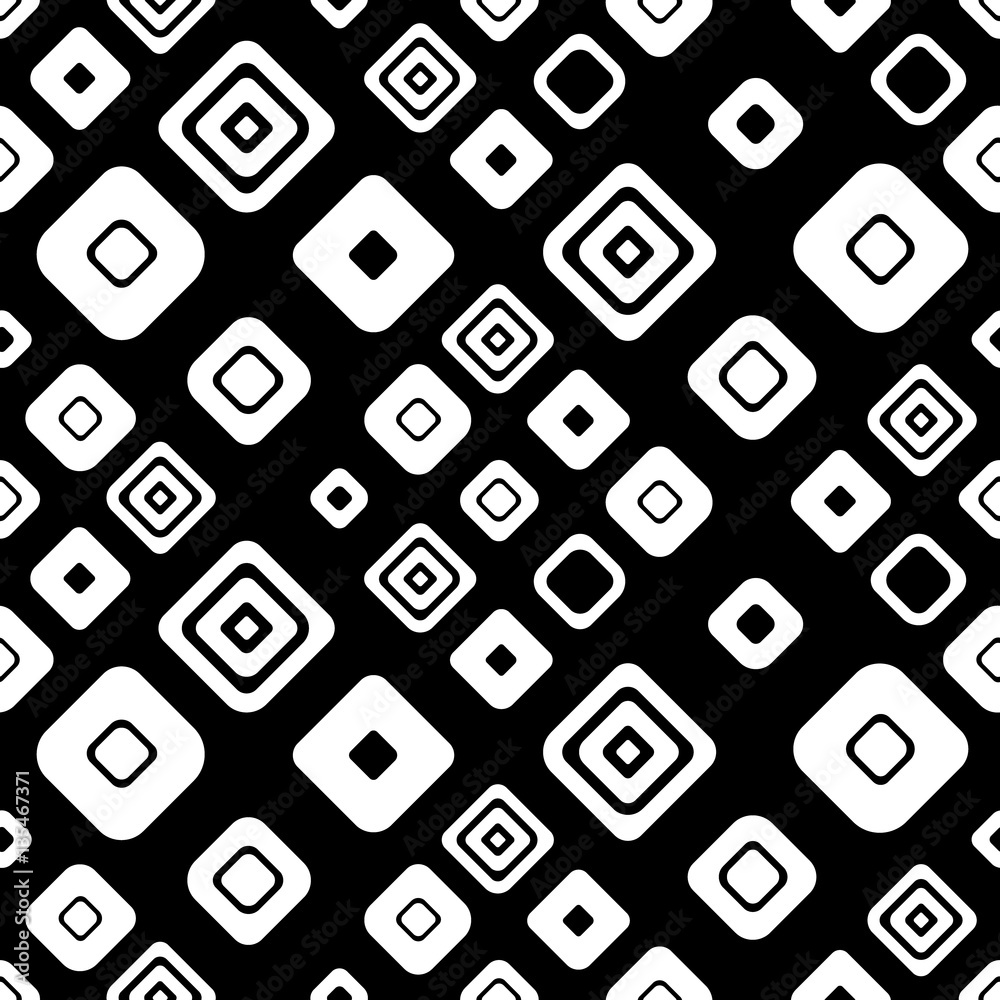 Seamless vector geometrical pattern. Endless background with hand drawn ...