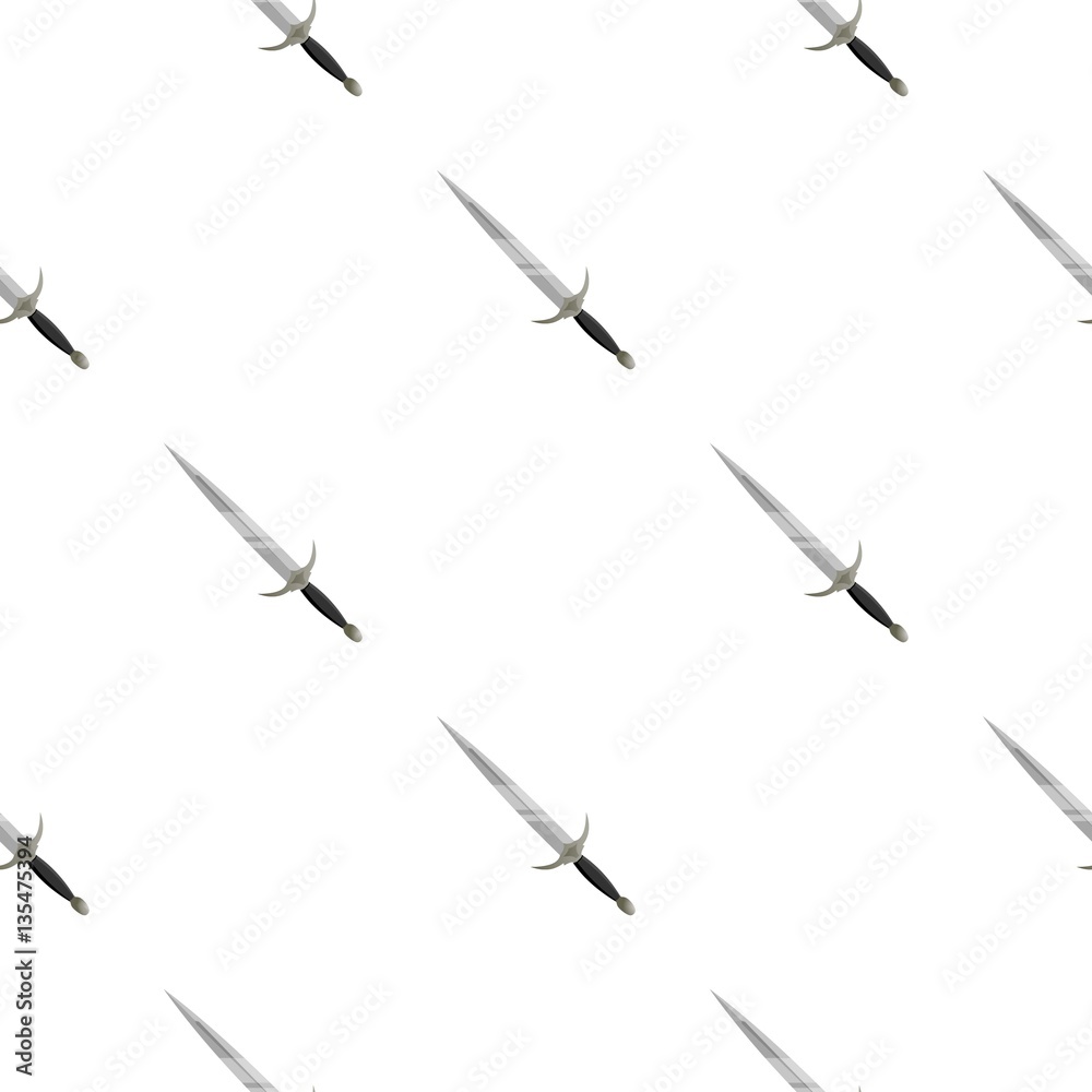 One-handed sword icon cartoon. Single weapon icon from the big ...