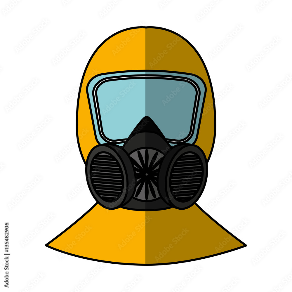 worker avatar with safety suit vector illustration design Stock ...