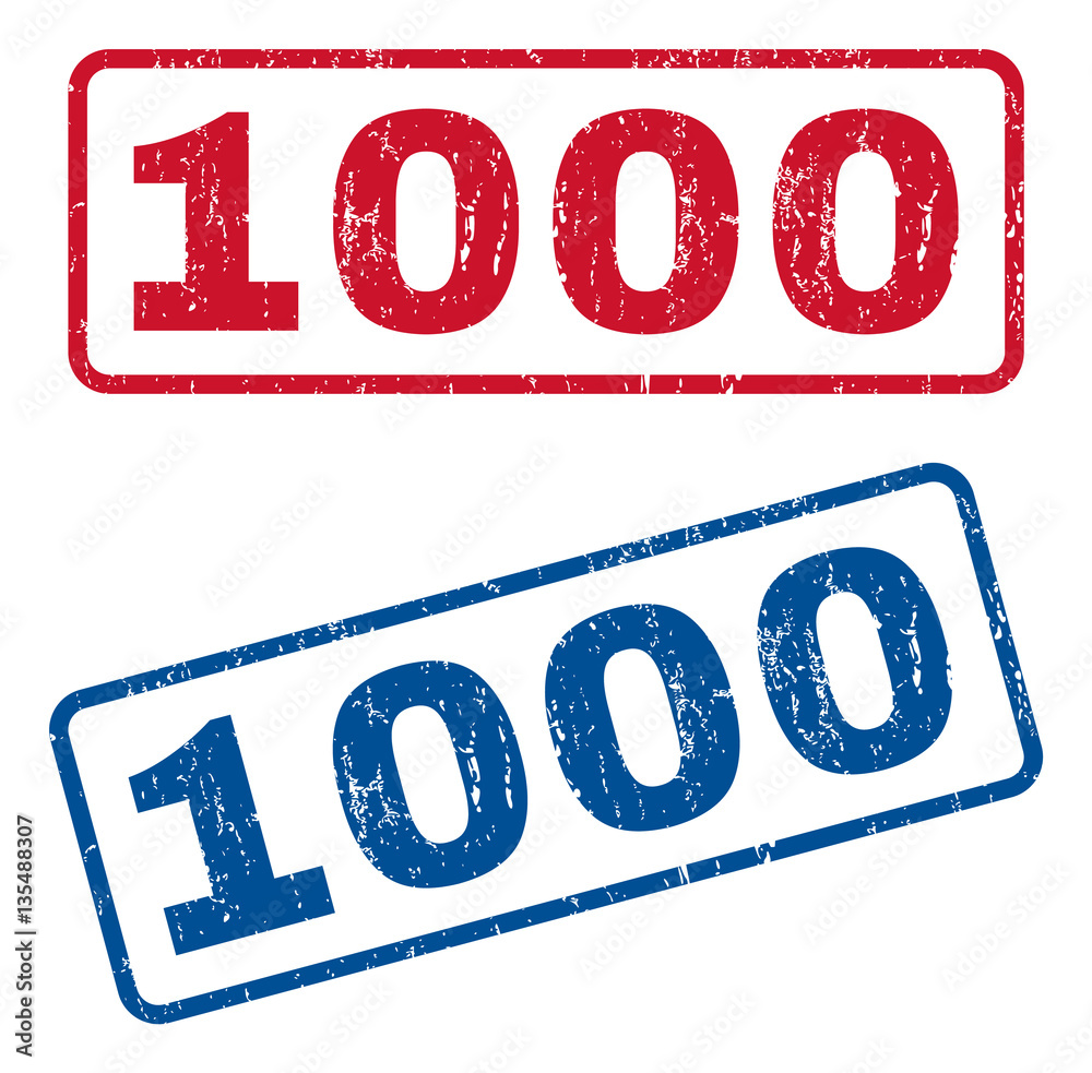Vektorová grafika „1000 text rubber seal stamp watermarks. Vector style ...