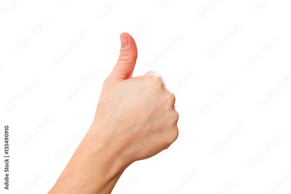 Daumen Stock Photo | Adobe Stock