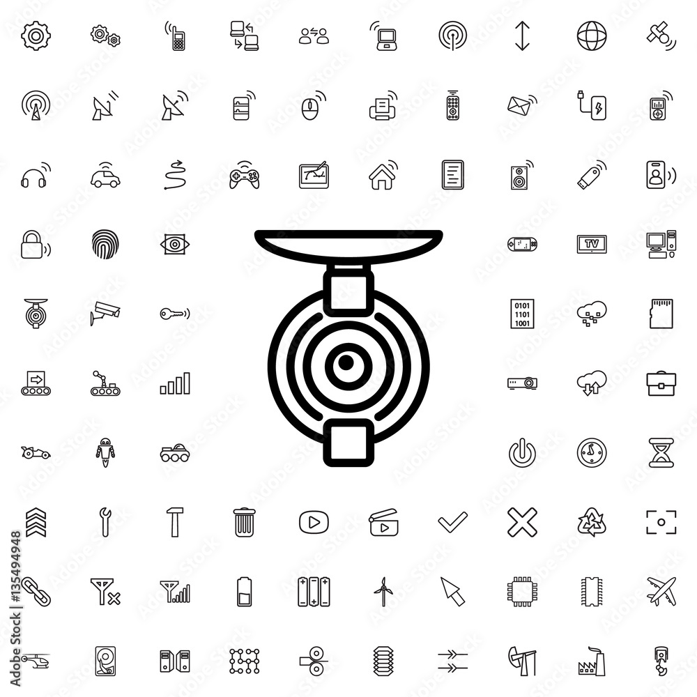 spy camera icon vector Stock Vector | Adobe Stock