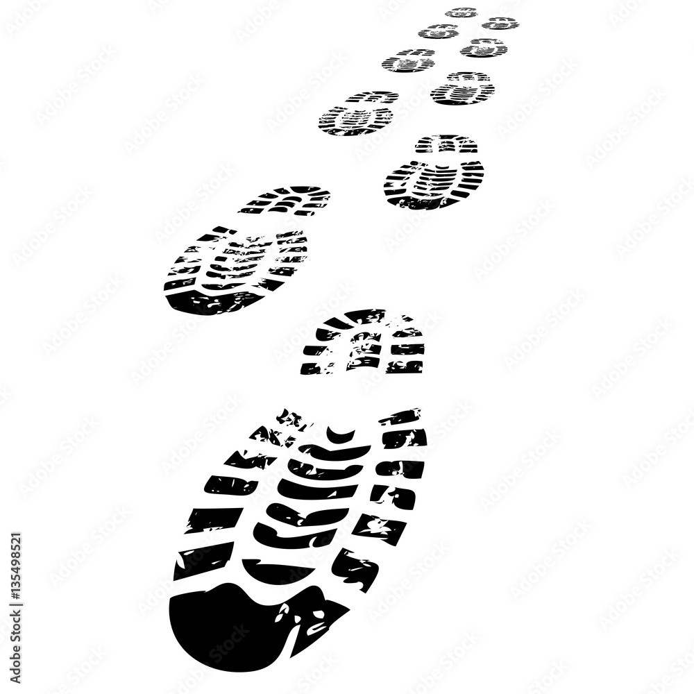 Walking Shoe Prints