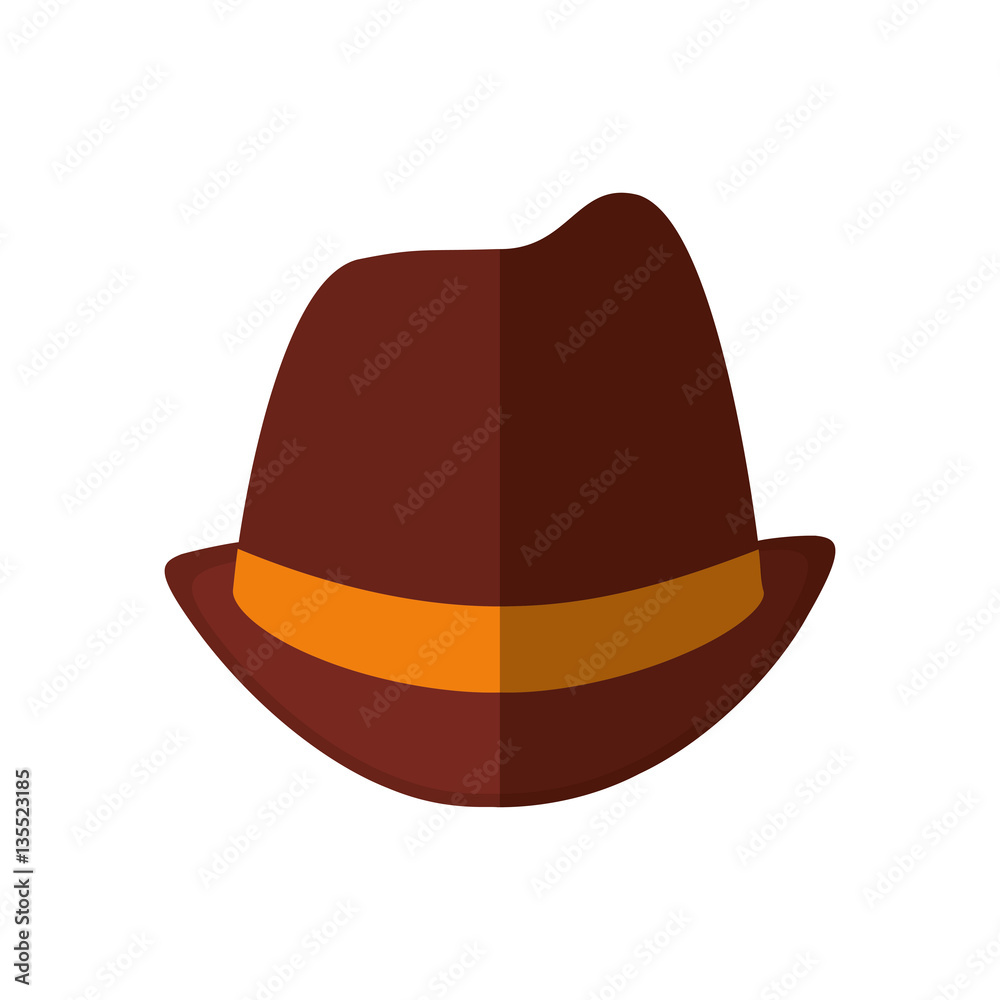 hat ribbon father day shadow vector illustration eps 10 Stock Vector ...