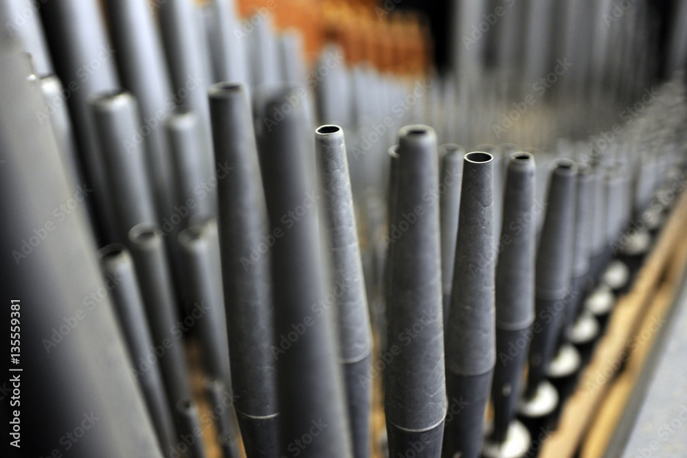 Orgelpfeifen Stock Photo | Adobe Stock