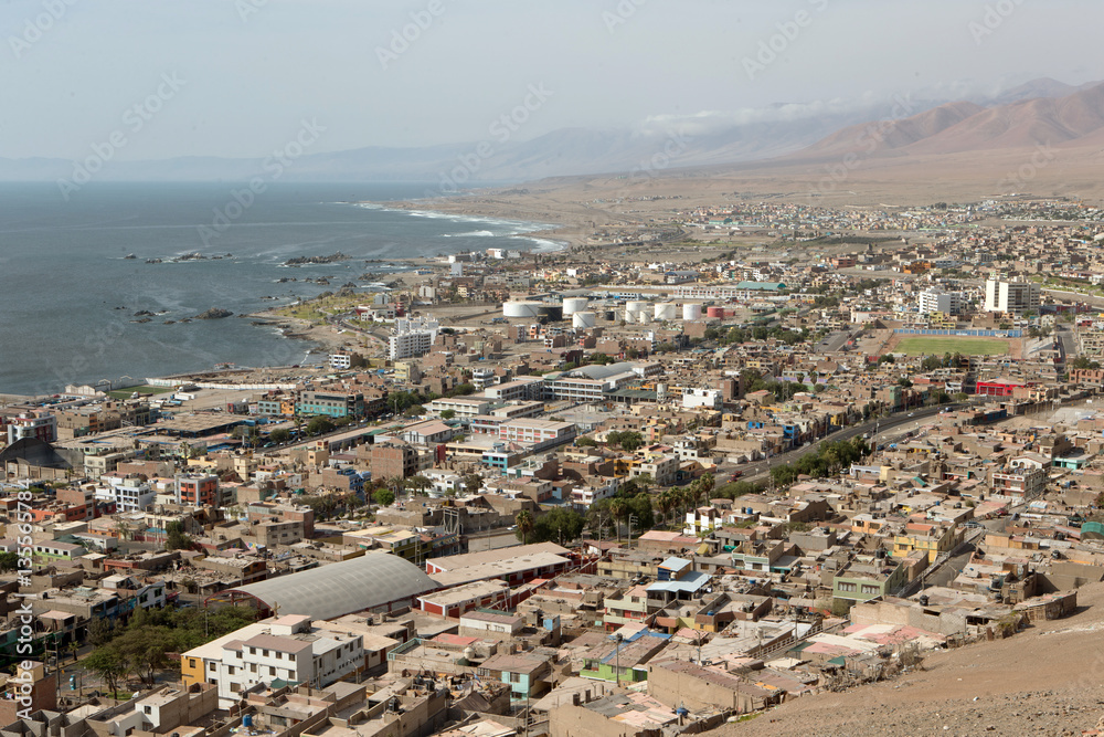 Ilo Peru. Overview. Coast. Southern Peru. Stock Photo | Adobe Stock