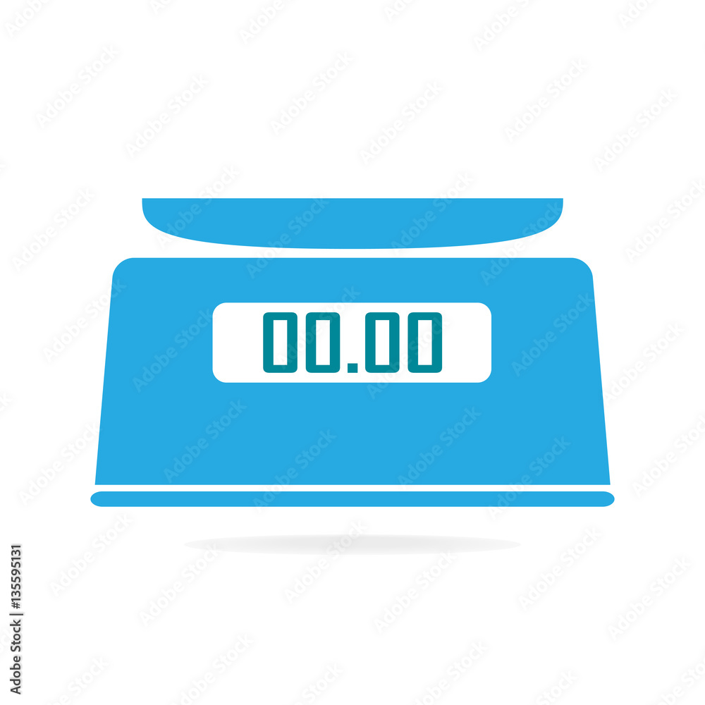 Digital scale icon, symbol vector illustration Stock Vector | Adobe Stock