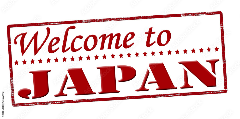Welcome to Japan Stock Vector | Adobe Stock