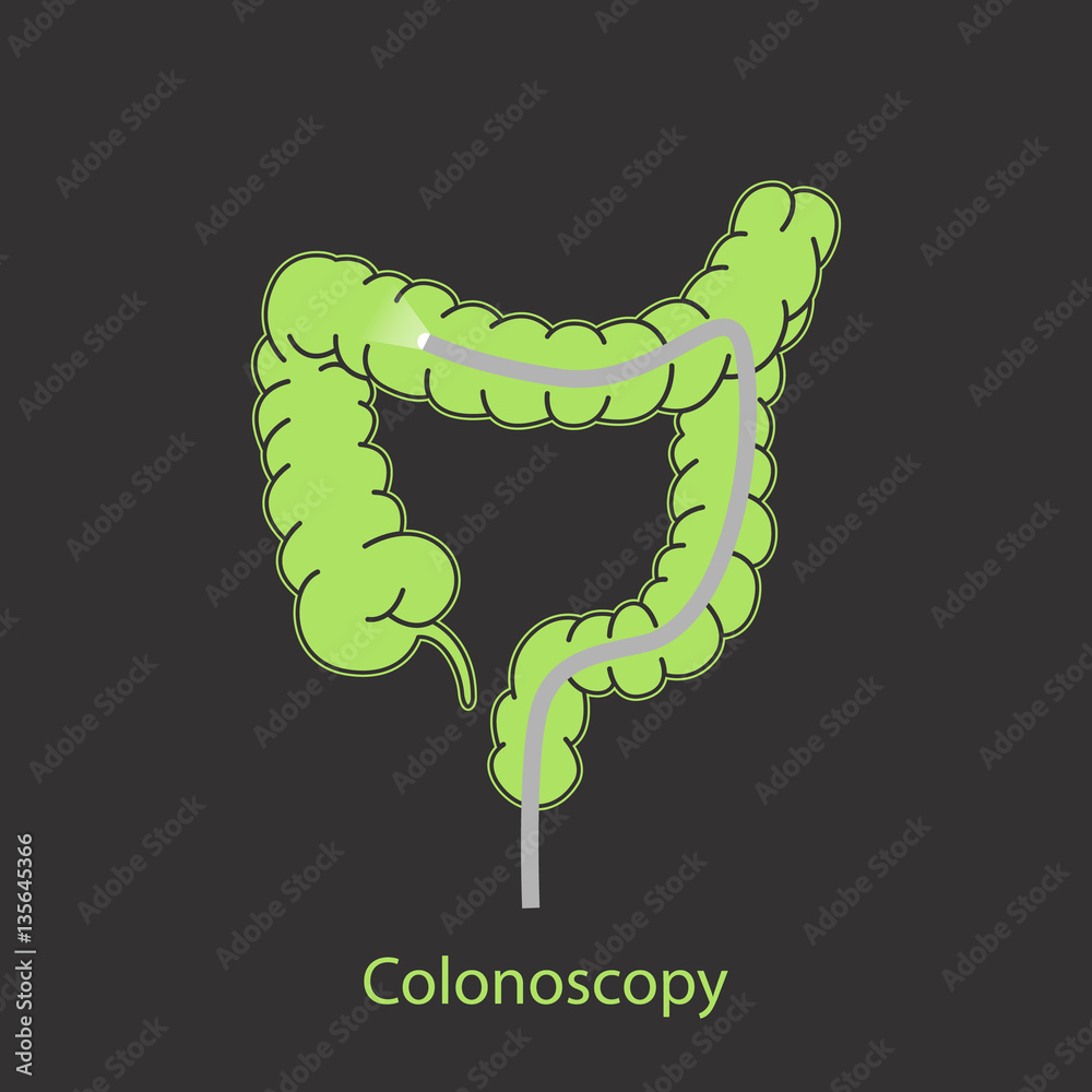 colonoscopy logo vector icon design Stock Vector | Adobe Stock