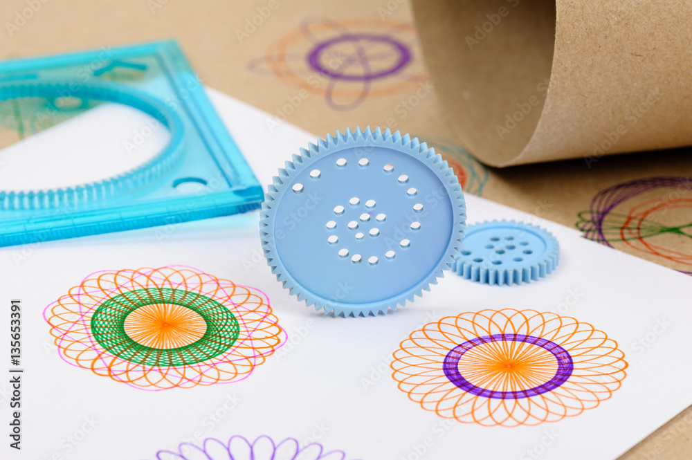 spirograph Foto Stok | Adobe Stock