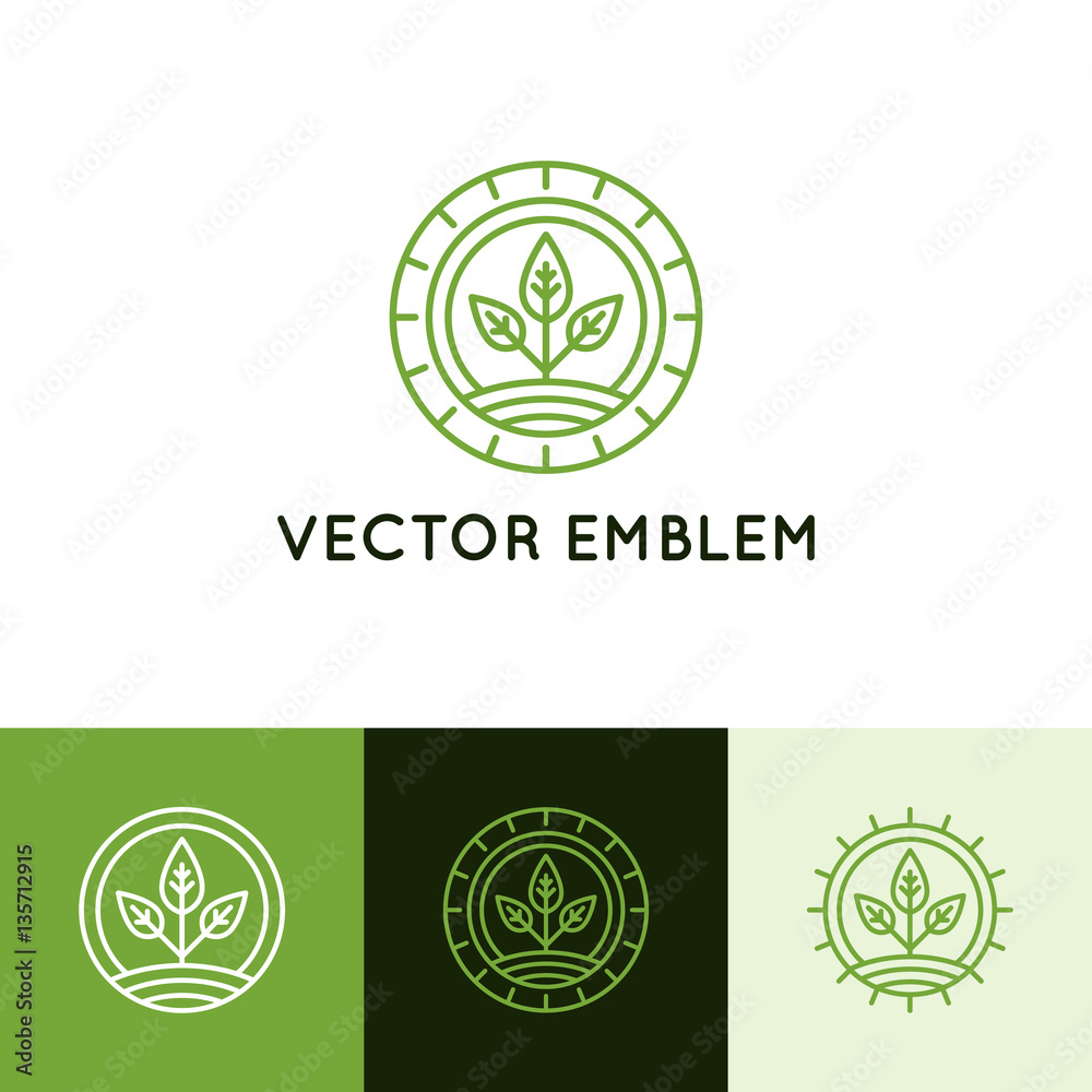 Vector logo design template Stock Vector | Adobe Stock
