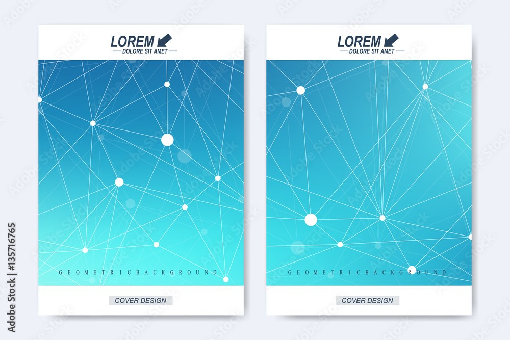 Modern vector template for brochure, Leaflet, flyer, advert, cover ...