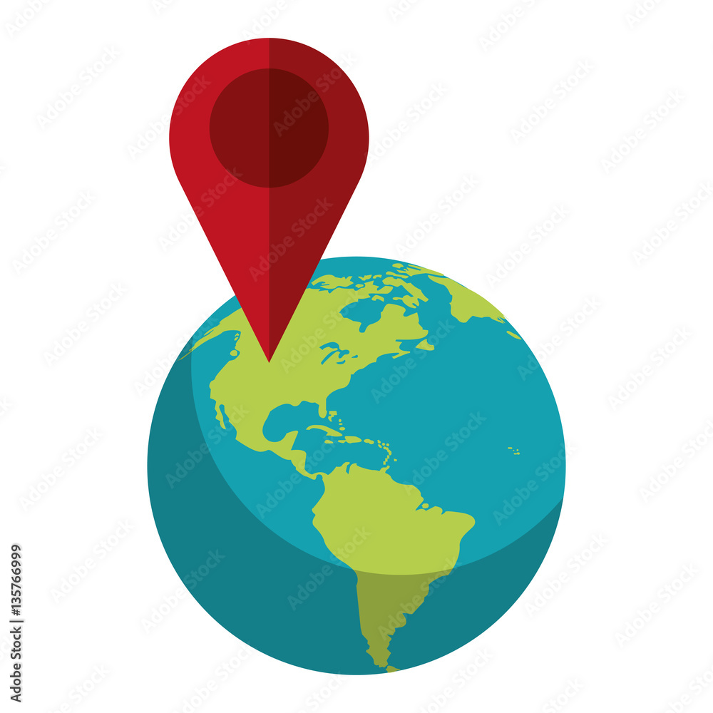 world global pointer map direction vector illustration eps 10 Stock ...