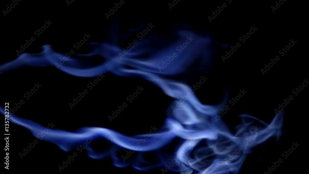 sidestream smoke in the dark Stock Video | Adobe Stock