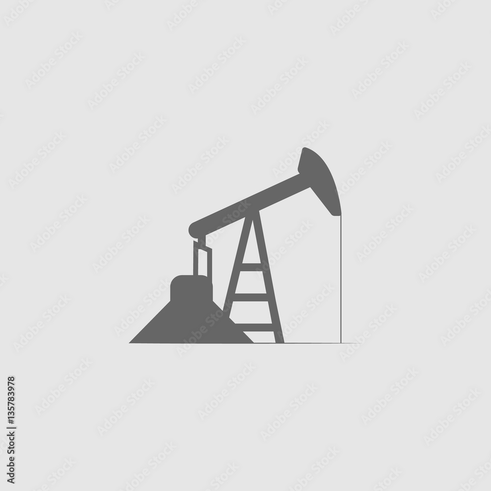 oil well icon Stock Vector | Adobe Stock