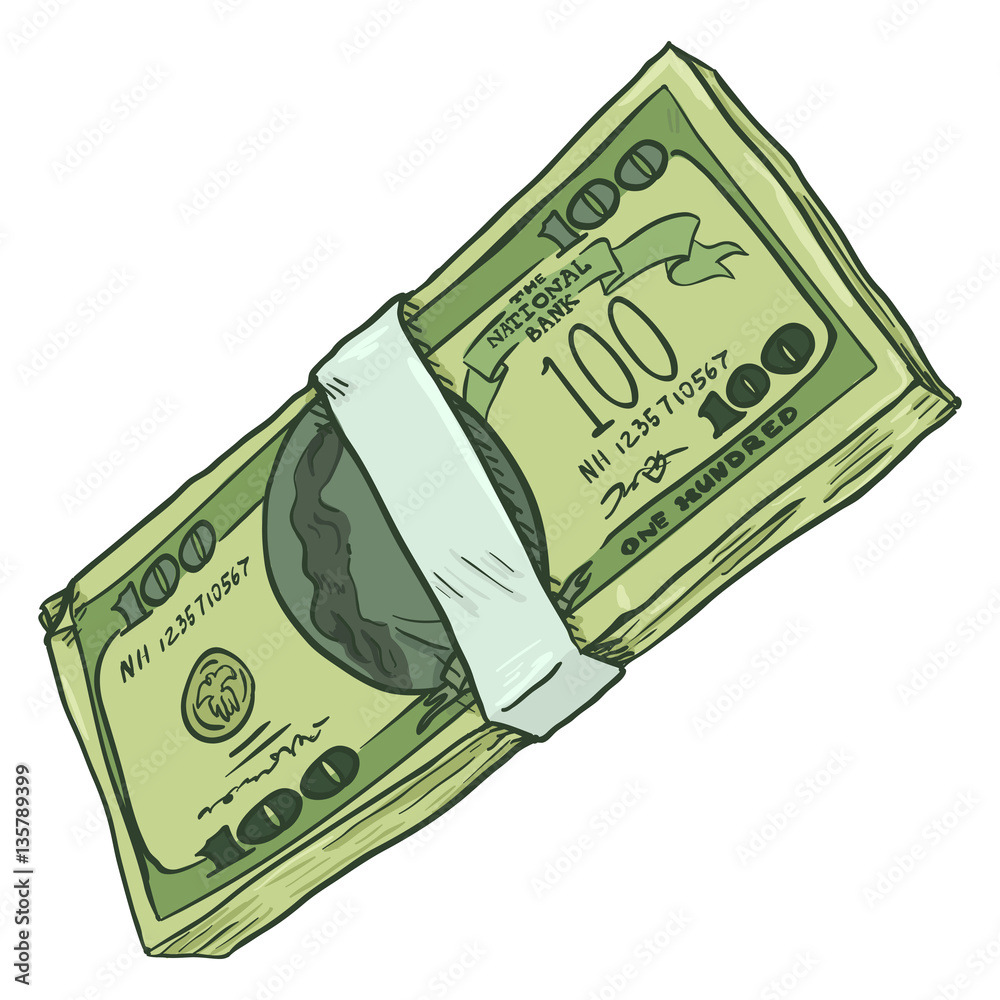 Vector Cartoon Bills Pack Stock Vector | Adobe Stock
