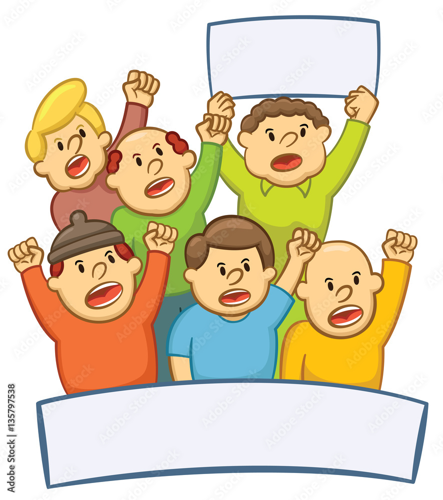 Cartoon Protest Signs