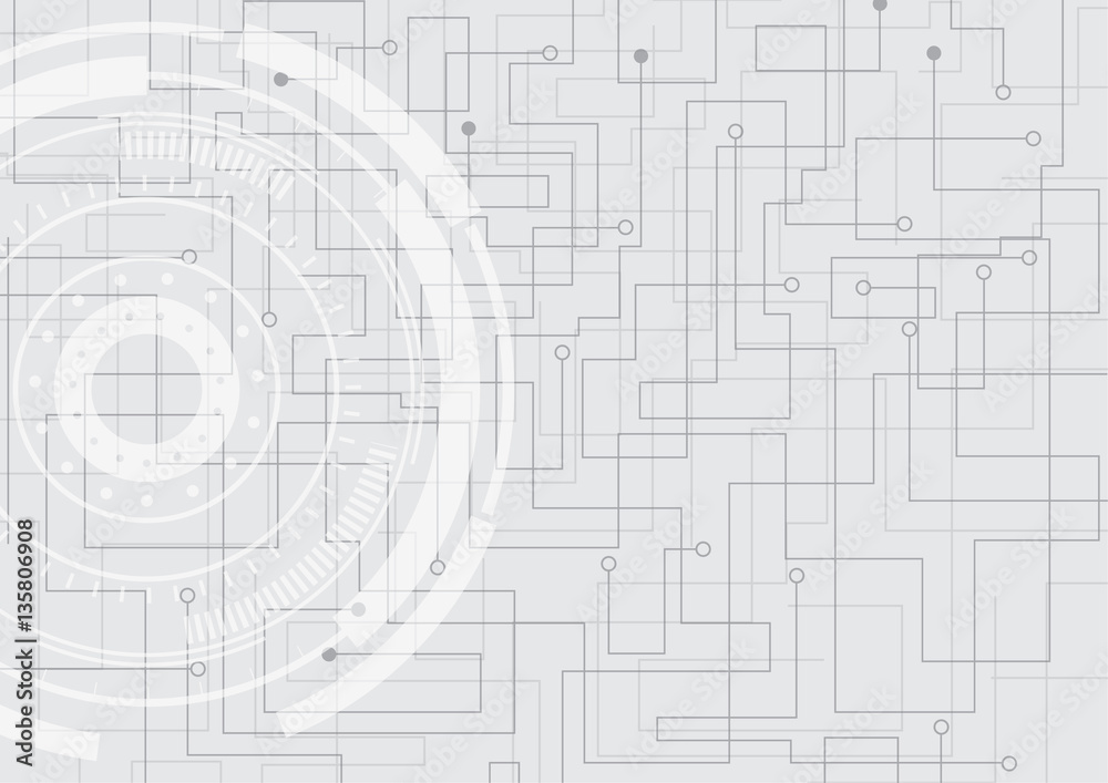 Abstract computer technology background Stock Vector | Adobe Stock