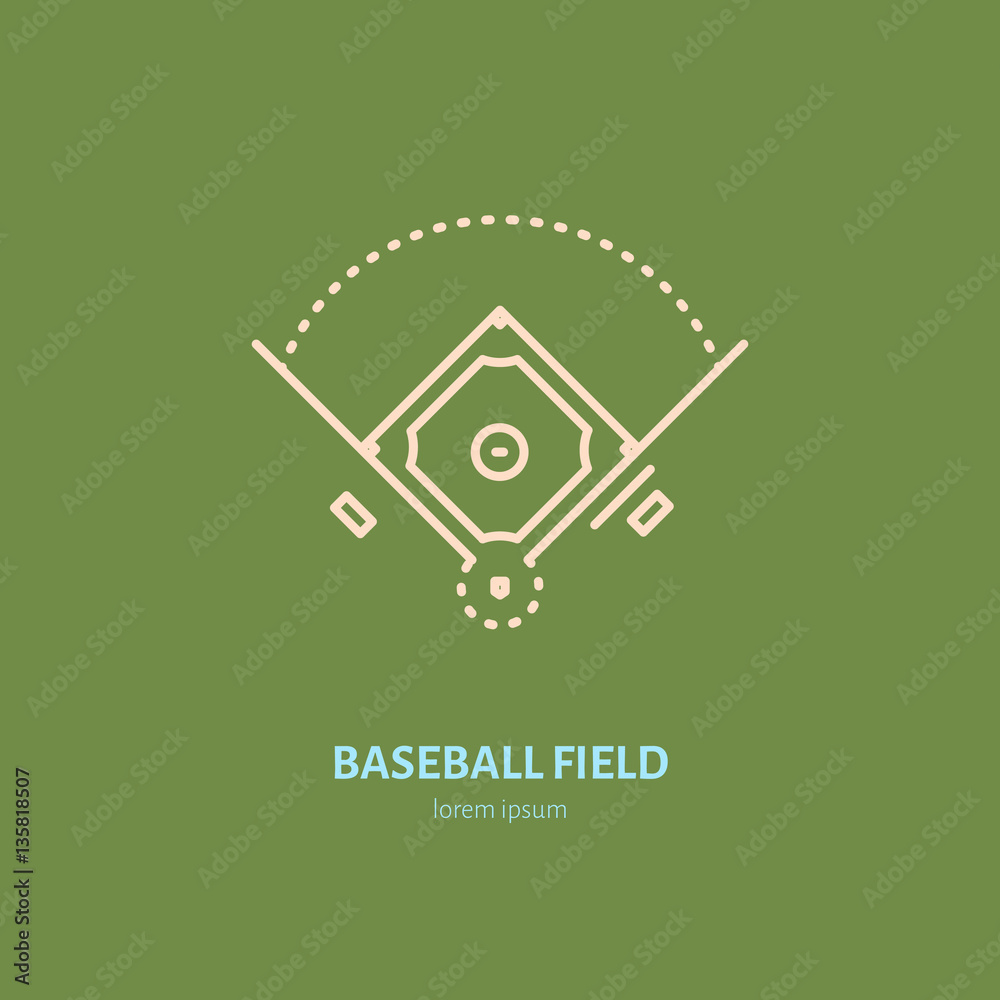 Baseball Diamond Logo