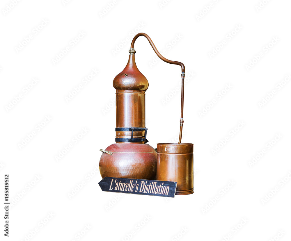 Alembic Copper - Distillation apparatus employed for the distillation ...