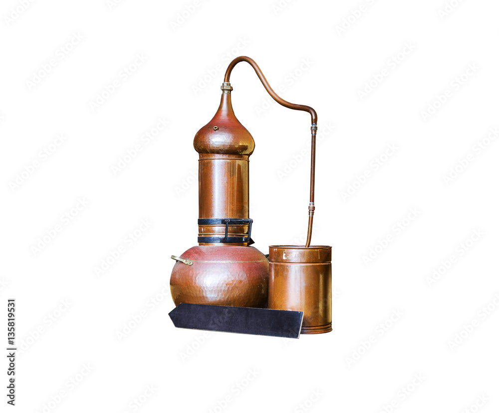 Alembic Copper - Distillation apparatus employed for the distillation ...