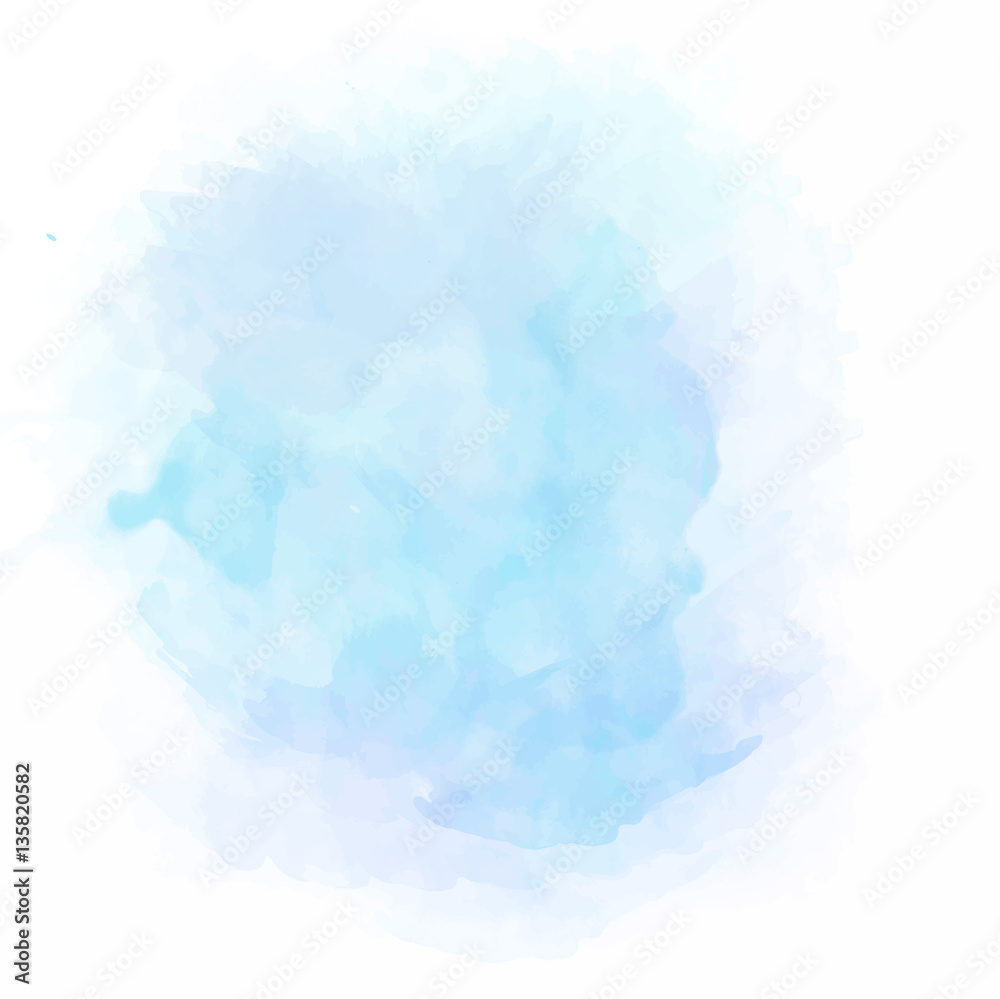 Blue watercolor splash vector Stock Vector | Adobe Stock