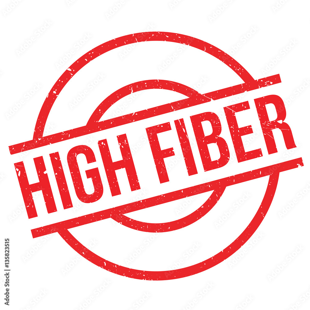 High Fiber rubber stamp. Grunge design with dust scratches. Effects can ...