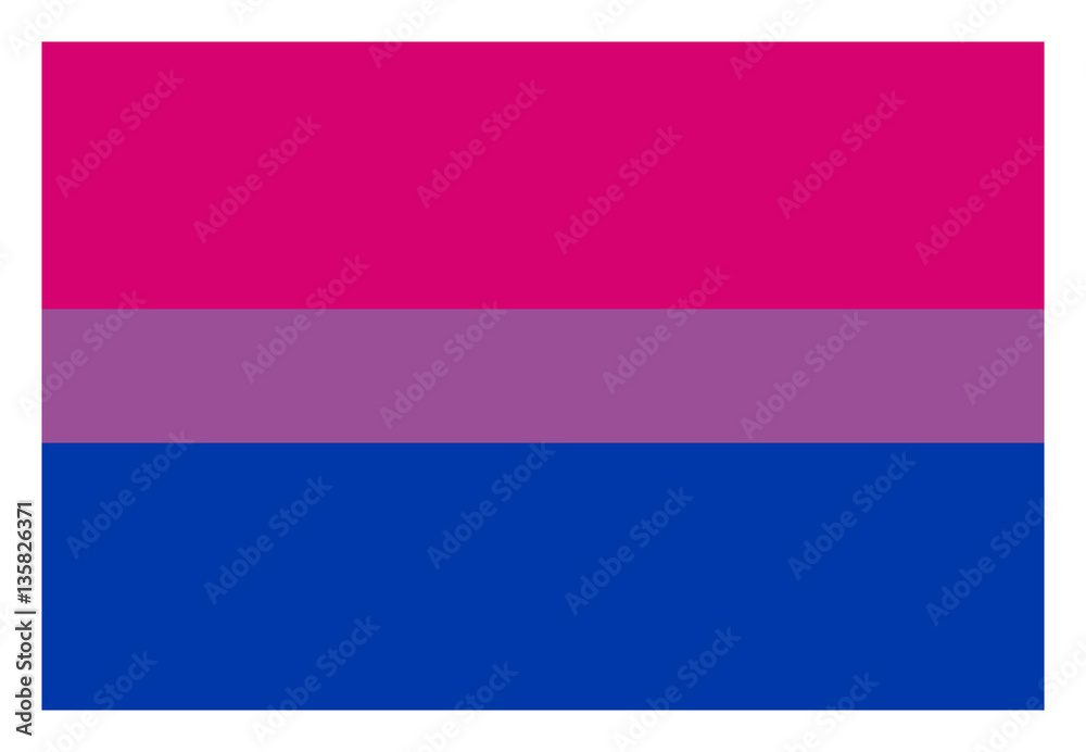 Bisexual Pride Flag Vector De Stock Adobe Stock
