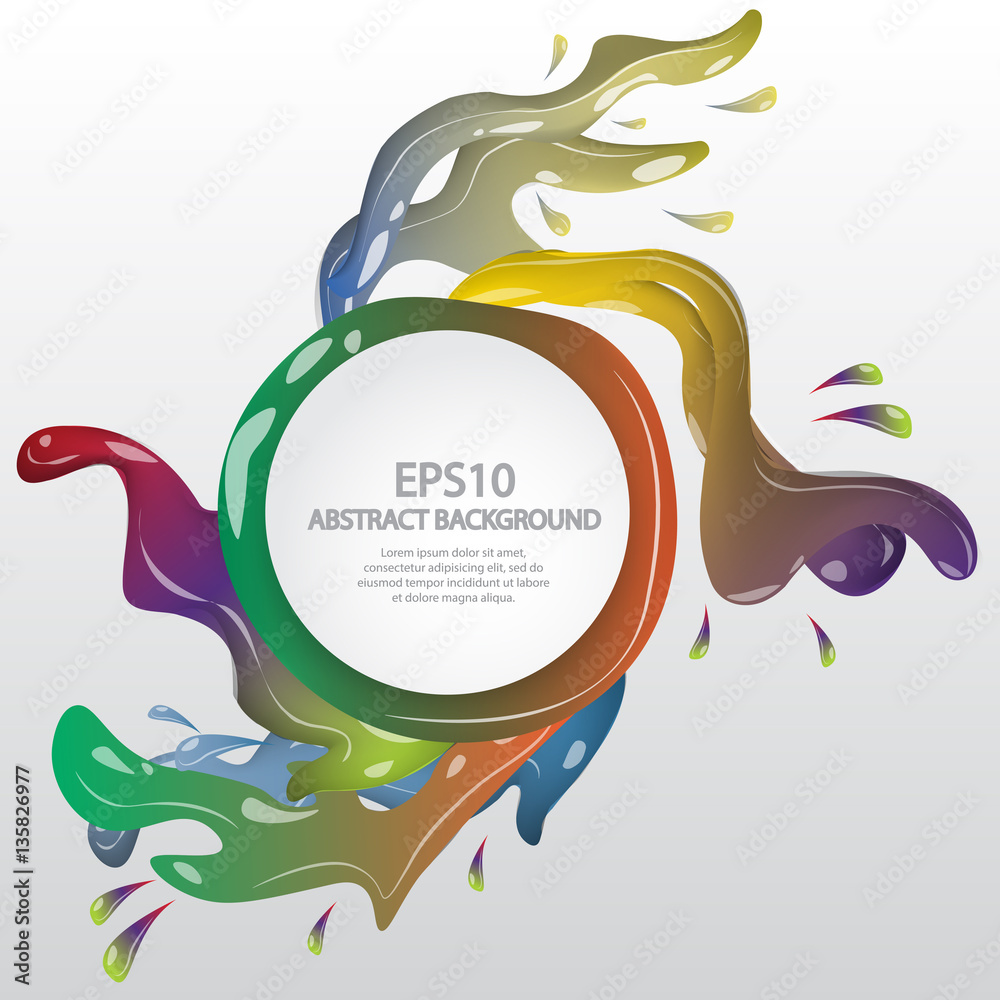 water background splash background Design Template,Vector Illustration ...