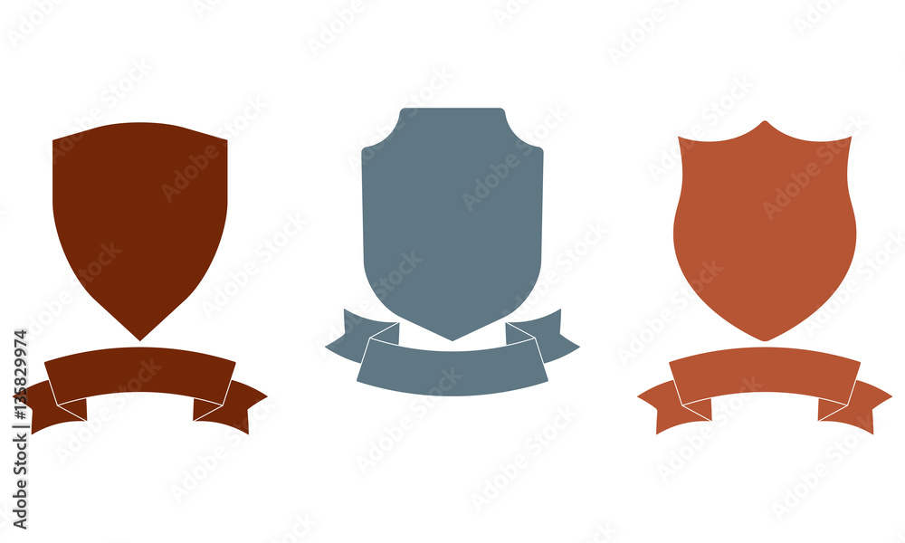 Poster Shields with ribbon set – Wall Art | UkPosters