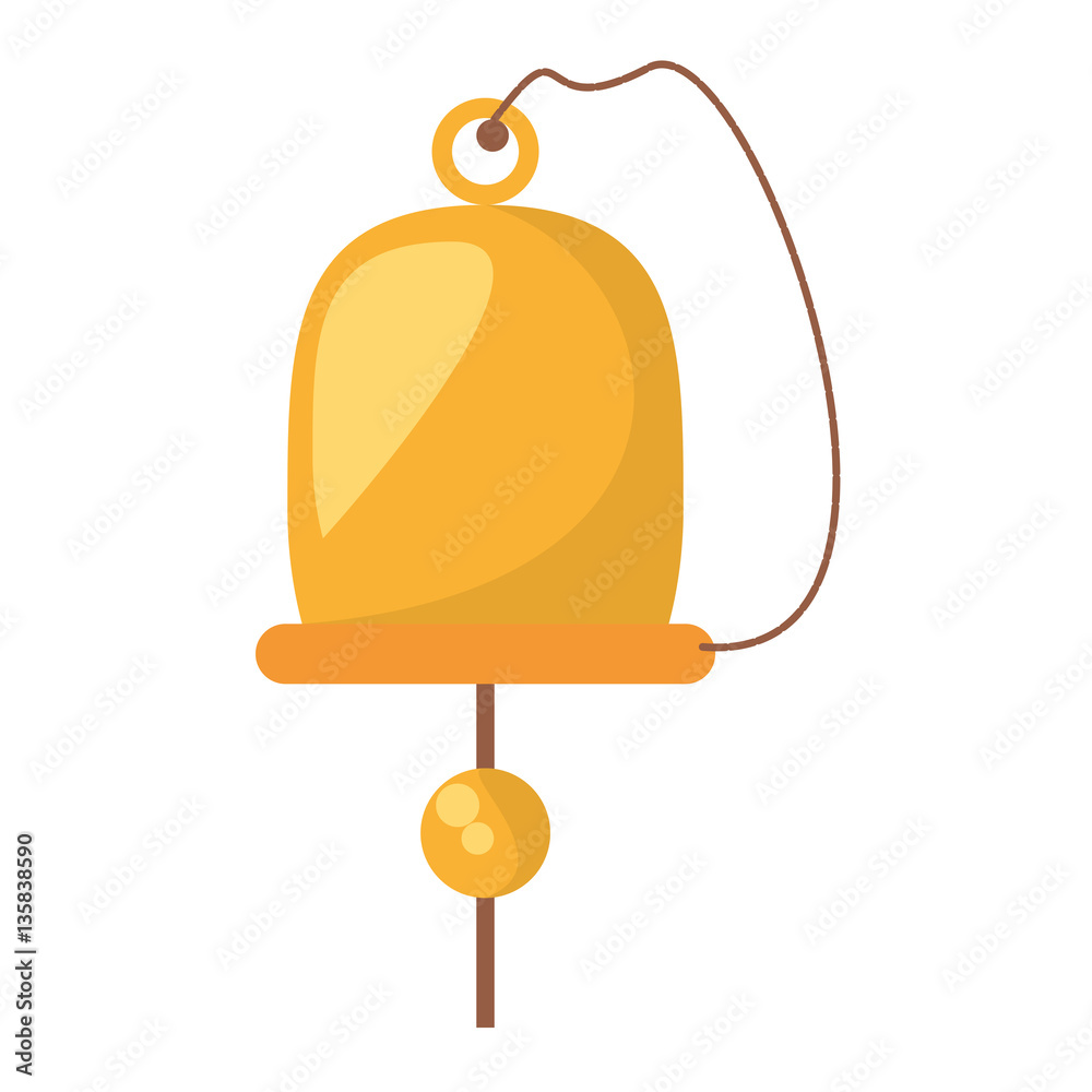 gold ship bell nautical symbol vector illustration eps 10 Stock Vector ...