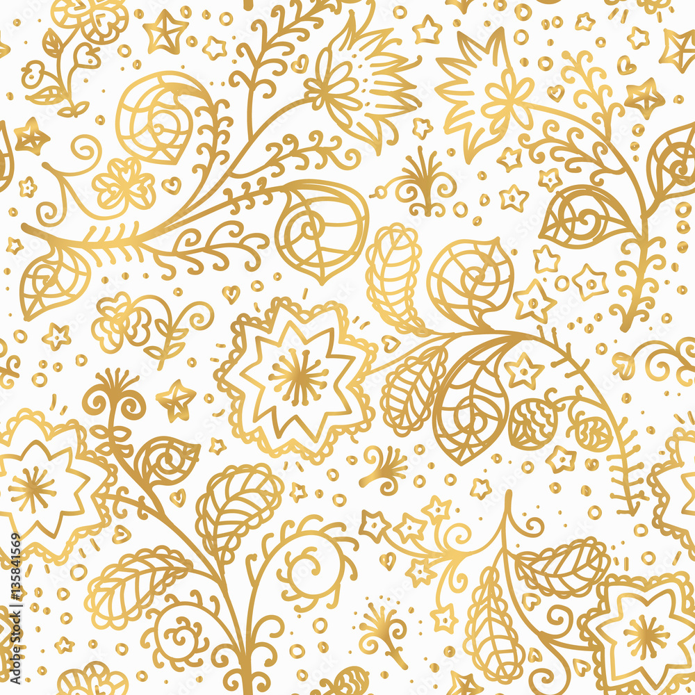 Gold Vector Pattern