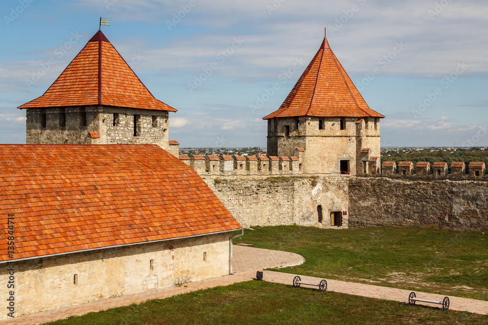 Medieval castle ruins in Bender, Transnistria, Moldova Stock Photo ...