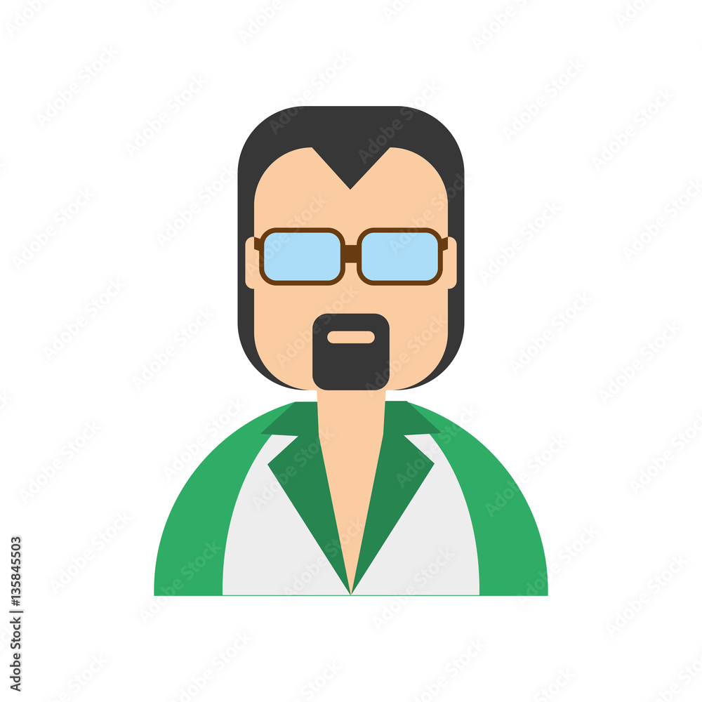 people coach man icon image, vector illustration Stock Vector | Adobe Stock