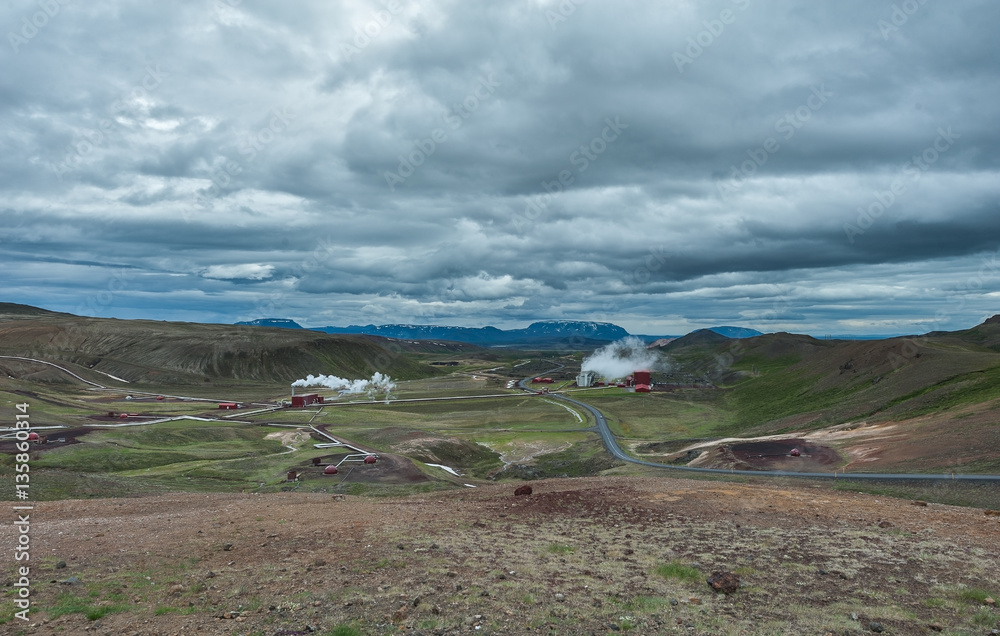Due to the geological location of Iceland, the high concentration of ...