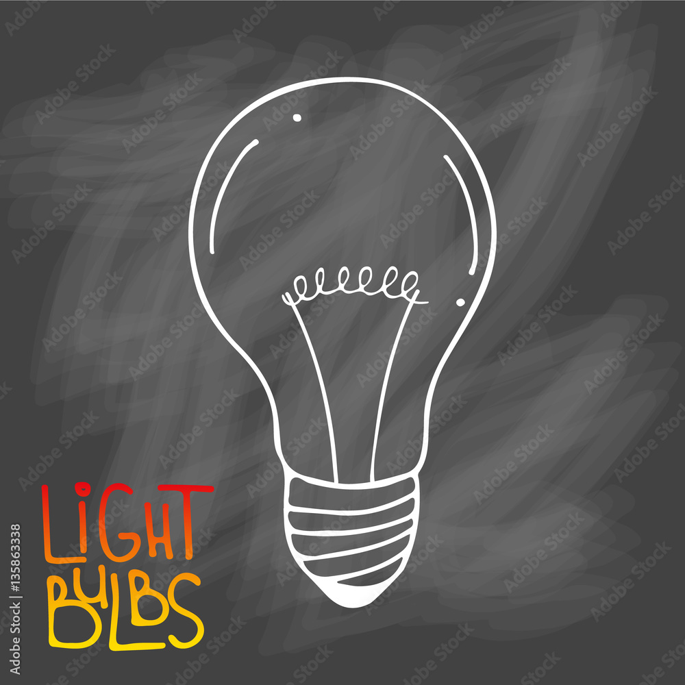 Light bulbs icon. Concept of big ideas inspiration, innovation ...
