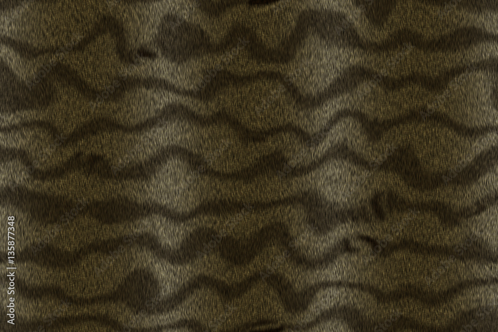 Continuous pattern of natural fur Stock Illustration | Adobe Stock