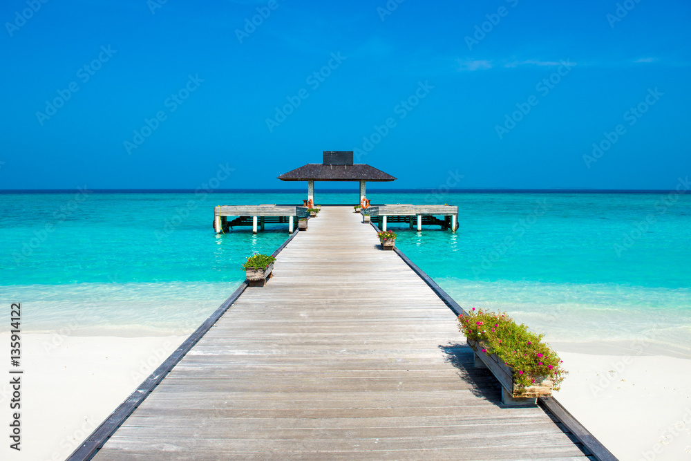 Hanimaadhoo island, Maldives Stock Photo | Adobe Stock