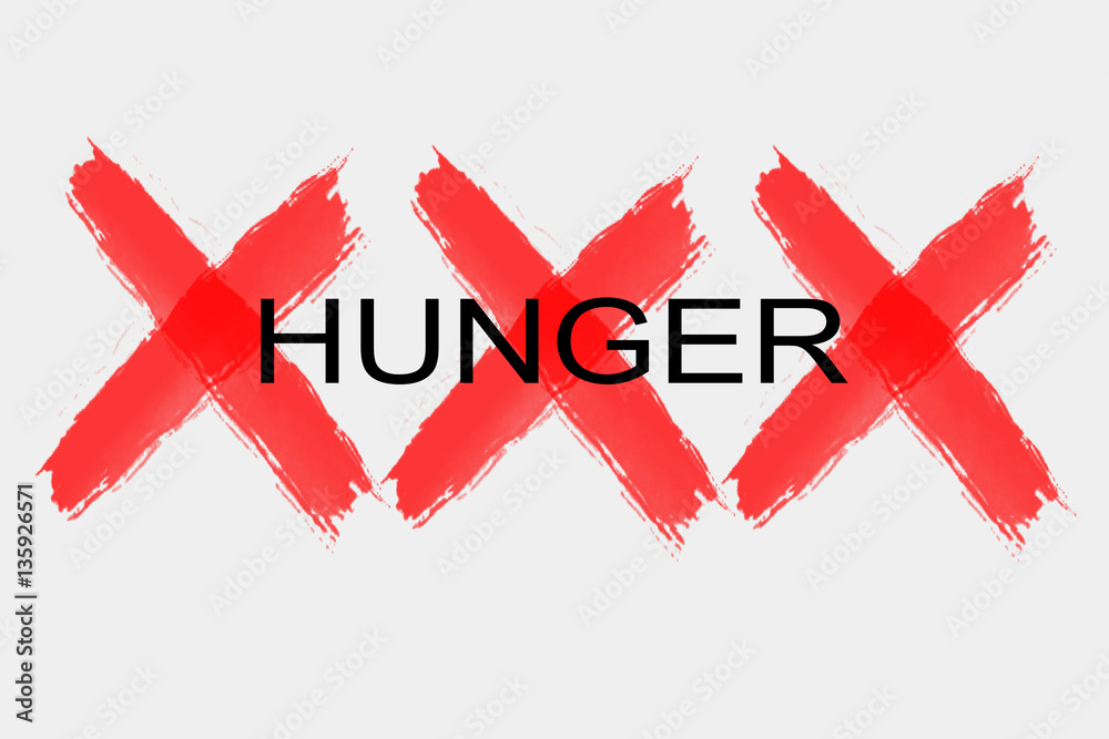 Hunger, Grafik Stock Vector | Adobe Stock