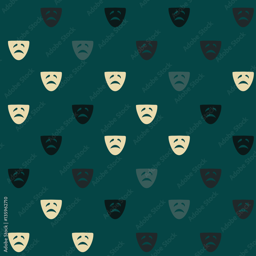colored drama pattern Stock Vector | Adobe Stock