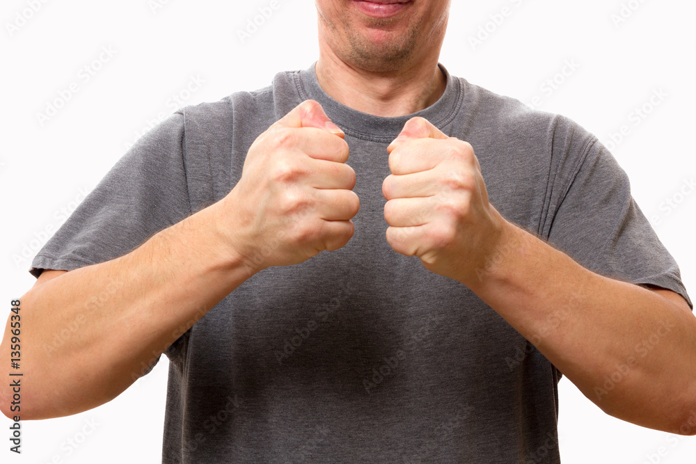 Daumen drücken Stock Photo | Adobe Stock